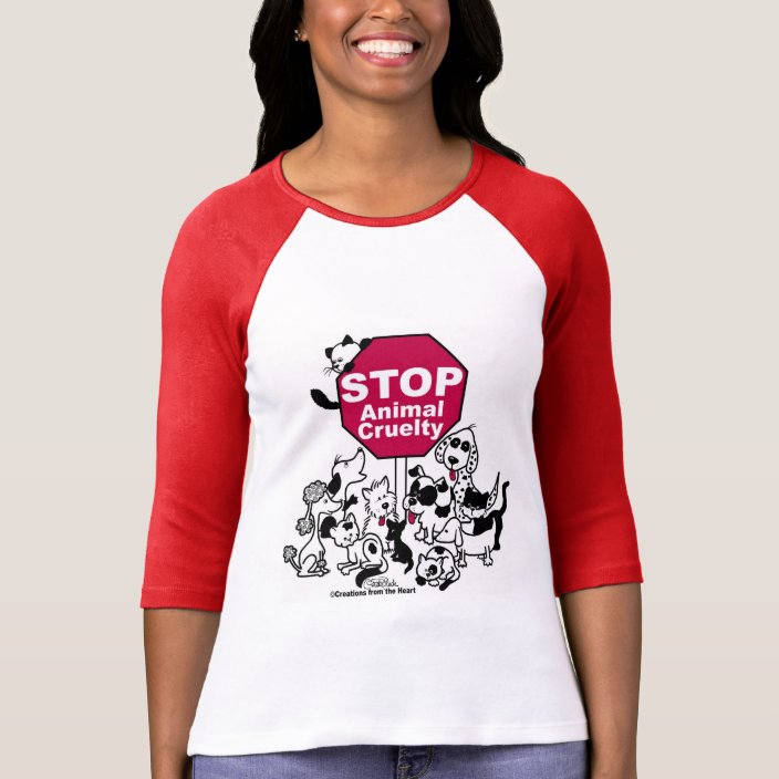 Stop Animal Cruelty T-Shirt | Zazzle.com