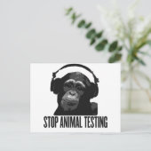 stop animal testing postcard | Zazzle