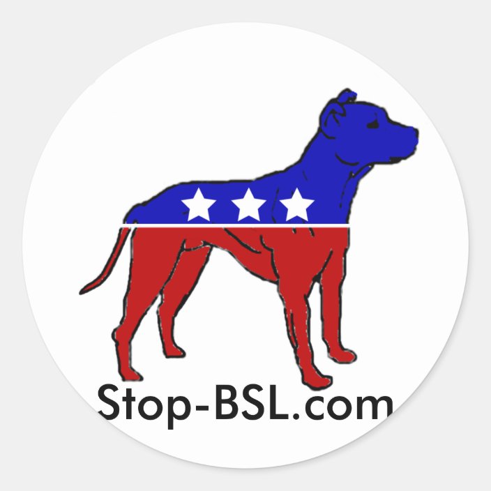 Stop-BSL logo sticker | Zazzle.com
