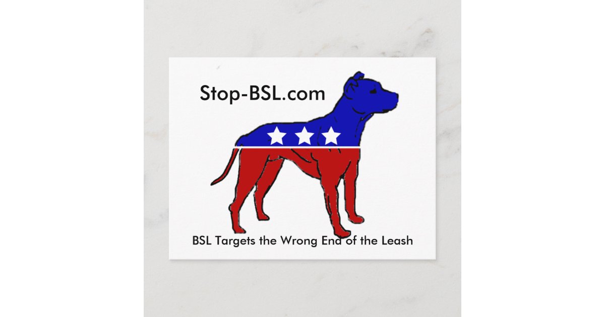 Stop-BSL Postcard | Zazzle