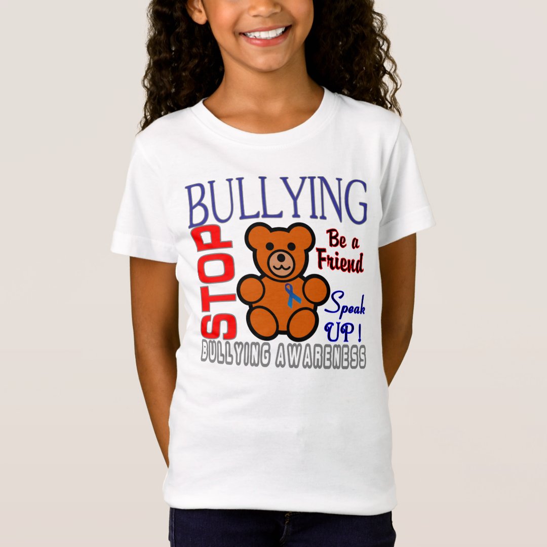 Stop Bullying Awareness Logo T-Shirt | Zazzle