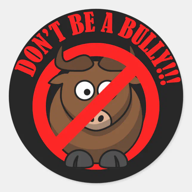 Stop Bullying Now: Don't Bully Bullying Prevention Classic Round ...