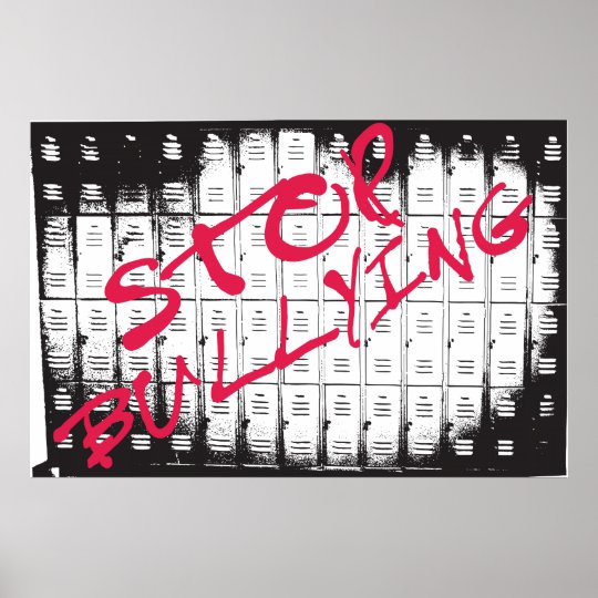STOP BULLYING POSTER | Zazzle.com
