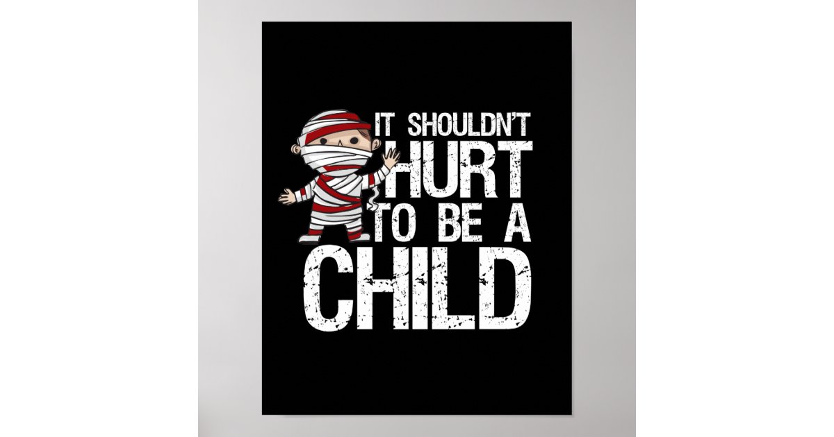 Stop Child Abuse Awareness Hope and Love Campaign Poster | Zazzle
