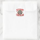 Stop Cyber-Bullying Anti Cyberbully Gear Classic Round Sticker | Zazzle