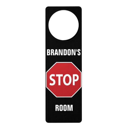 STOP Door Hanger | Zazzle.com