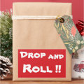 STOP Drop and Roll Stop Sign Sticker | Zazzle