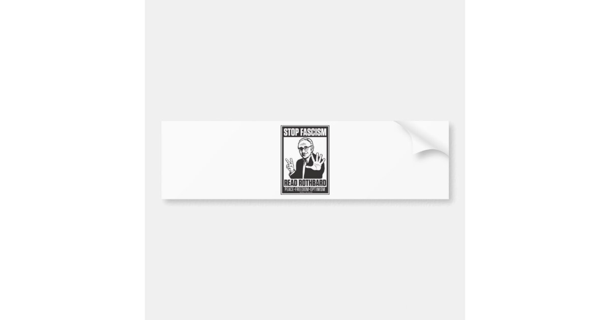 Stop Fascism Bumper Sticker | Zazzle