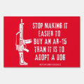 Stop Gun Violence Yard Sign | Zazzle