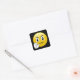 Stop Hands Emoji Square Sticker | Zazzle