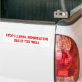 Stop Illegal Immigration Bumper Sticker | Zazzle