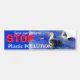 STOP Plastic Pollution Bumper Sticker | Zazzle