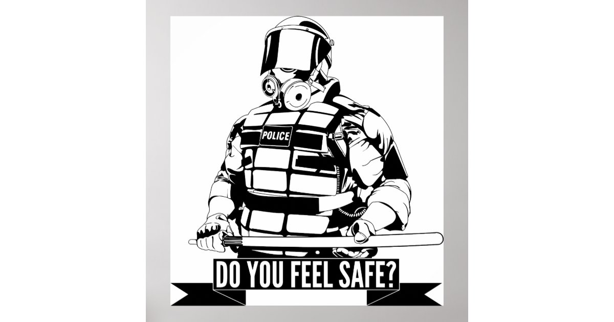 Stop Police Brutality Art for Occupy Movements Poster | Zazzle
