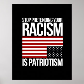 Stop Racism Posters | Zazzle