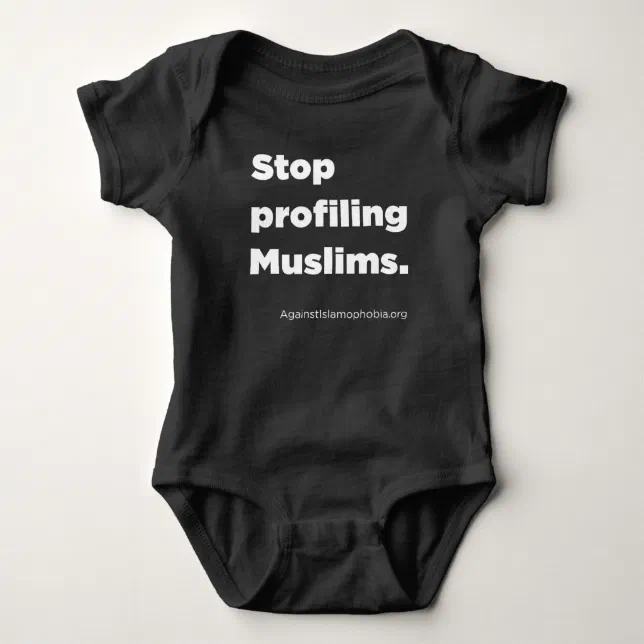 Stop Profiling Muslims, Baby One-piece Baby Bodysuit | Zazzle