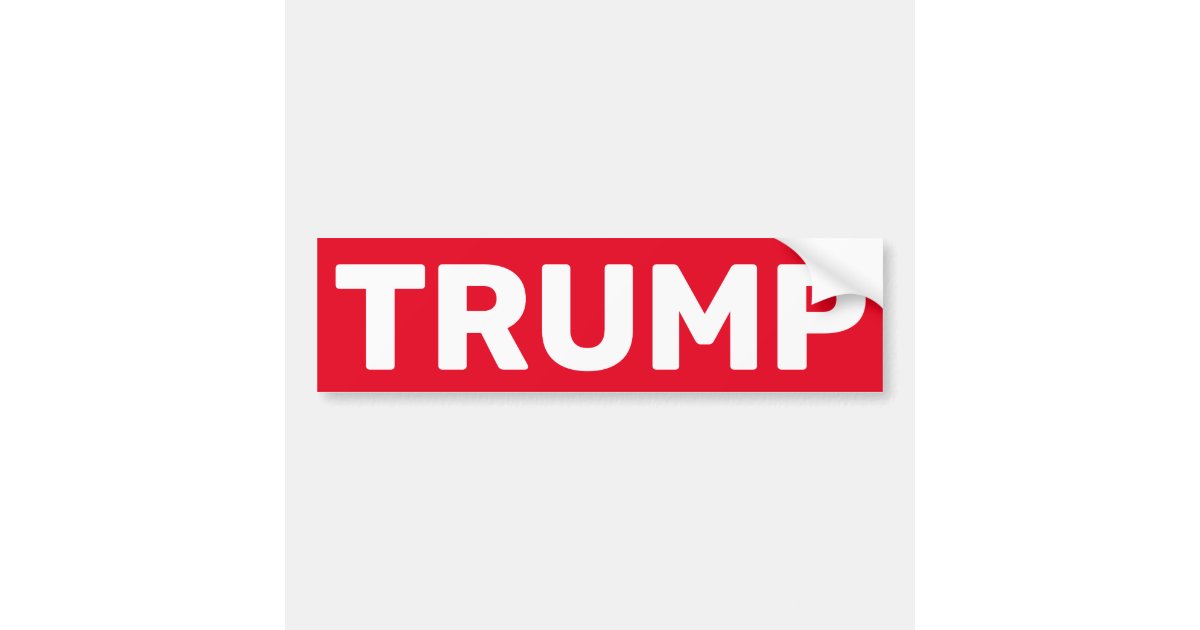Stop Sign Addendum, Stop Trump Bumper Sticker | Zazzle