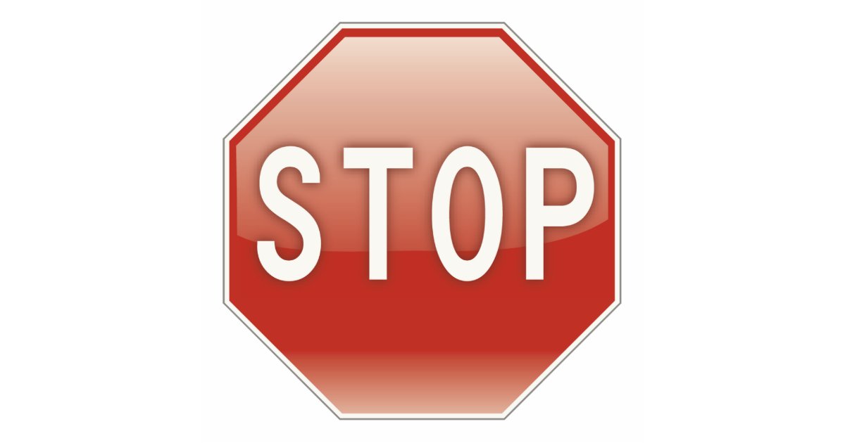 Stop sign cutout | Zazzle