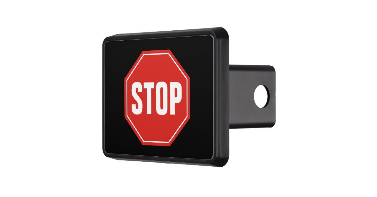STOP Sign Hitch Cover | Zazzle