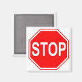 Stop Sign magnet | Zazzle