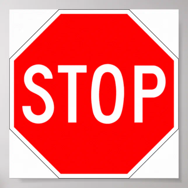 Stop Sign Notice | Zazzle