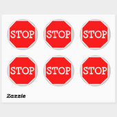 Stop Sign Stickers | Zazzle