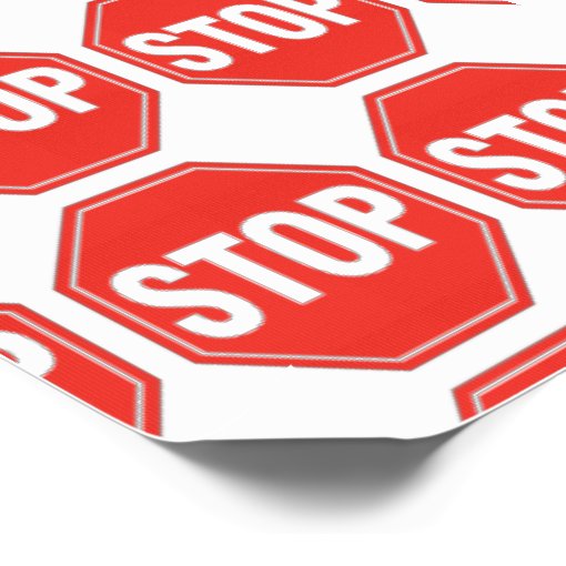 STOP Sign Temporary Tattoos | Zazzle