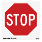 Blank/Customizable Stop Sign Wall Decal | Zazzle.com