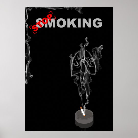 Stop Smoking Poster | Zazzle.com