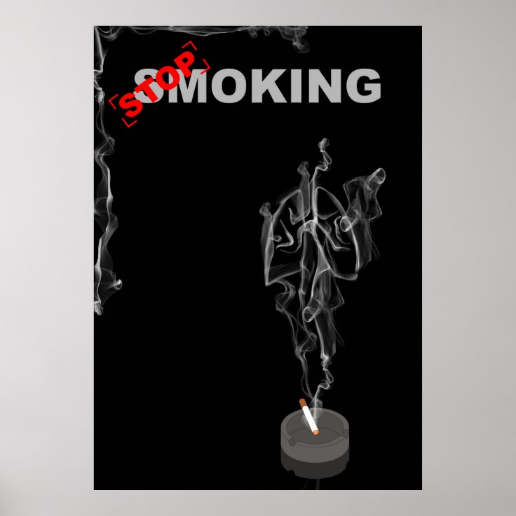 Stop Smoking Poster | Zazzle