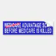 Stop The Medicare Advantage Scam Bumper Sticker | Zazzle