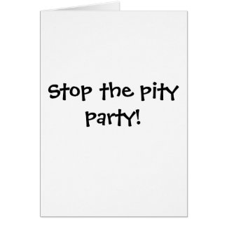 Pity Party Gifts on Zazzle