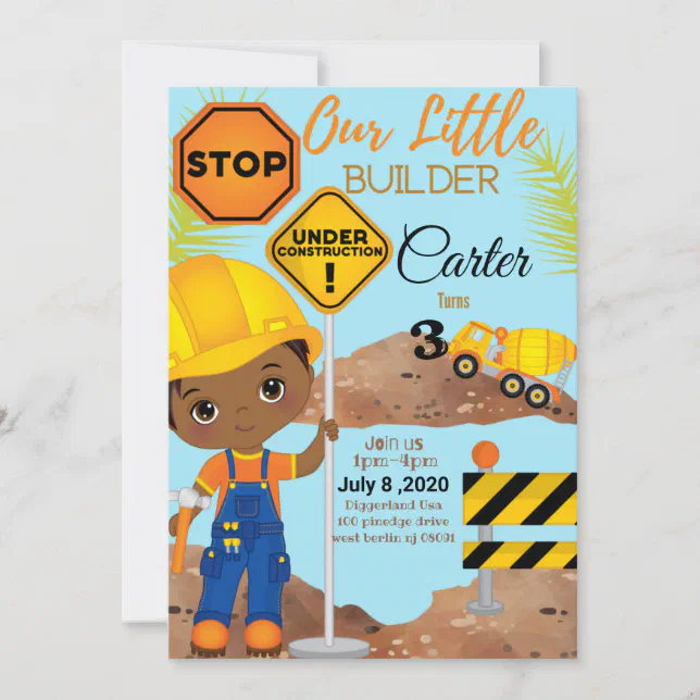 Stop The Traffic Birthday Invitation | Zazzle
