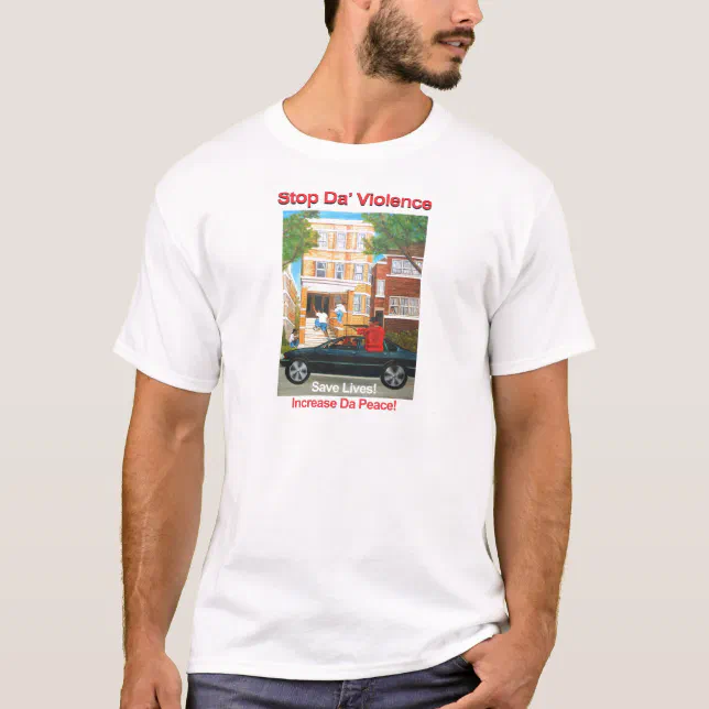 stop the violence anti-gang save the children T-Shirt | Zazzle