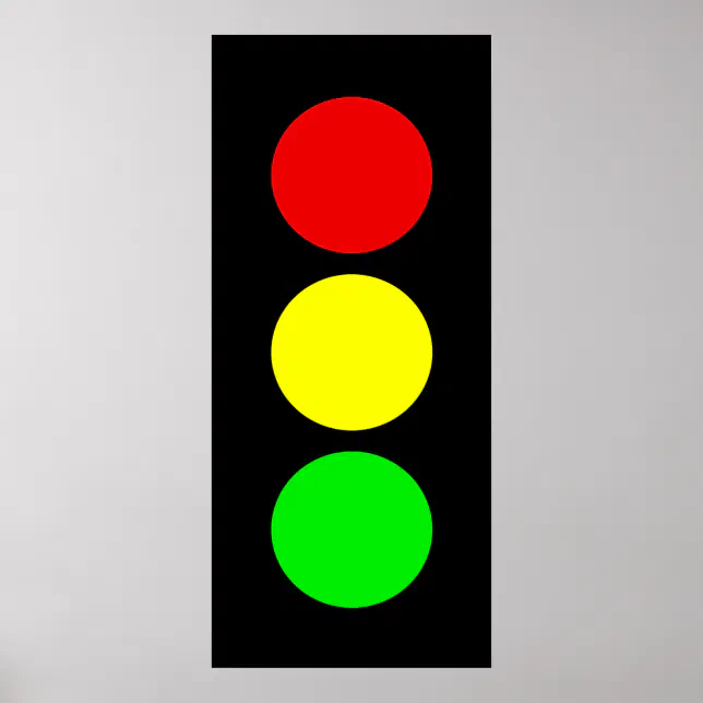 Stoplight Poster | Zazzle