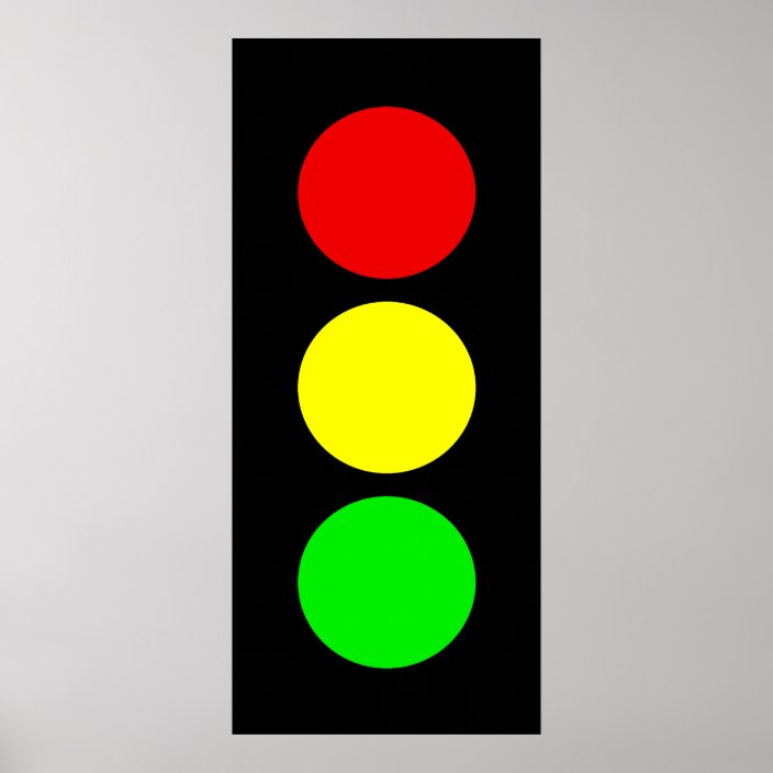 Stoplight Poster | Zazzle.com