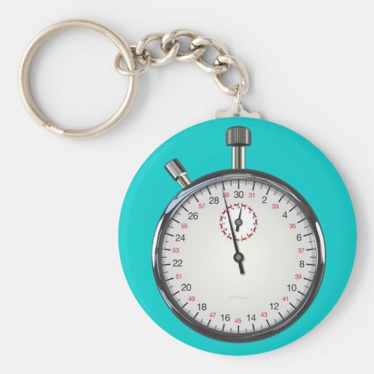 Stopwatch Keychain | Zazzle.com