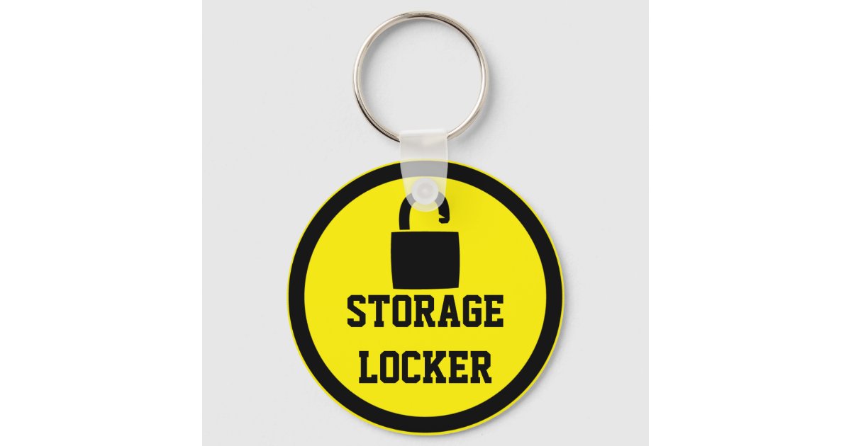 Storage Locker Keychain | Zazzle