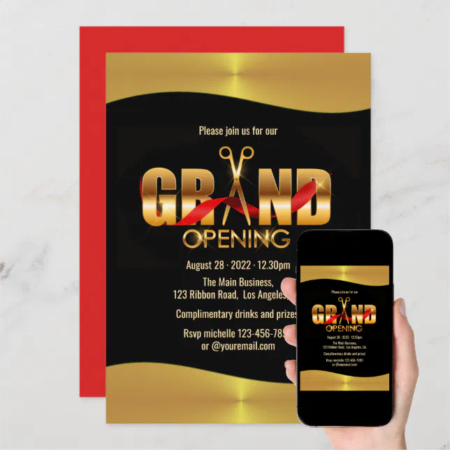 Store Opening Invitation | Zazzle