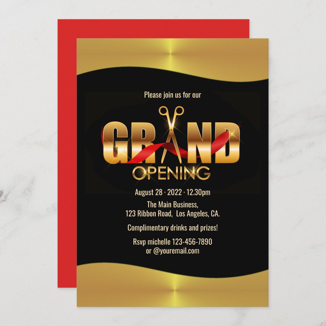 Store Opening Invitation | Zazzle