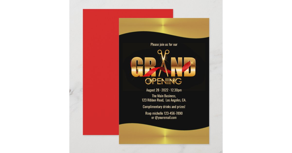 Store Opening Invitation | Zazzle