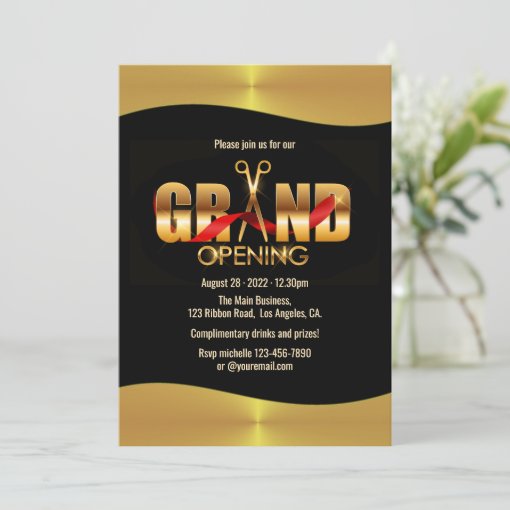 Store Opening Invitation | Zazzle