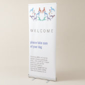 Storefront Welcome Entry Silhouette Banner | Zazzle