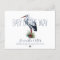 Cute Stork Announcement Postcard | Zazzle