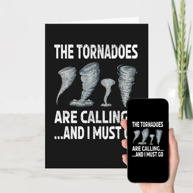 Storm Chaser Hurricane Storm Lover Tornado Chasing Card | Zazzle