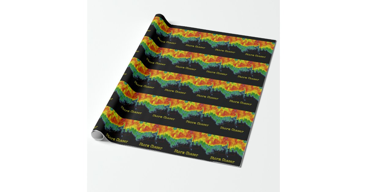 Storm Chaser Radar Image Wrapping Paper | Zazzle