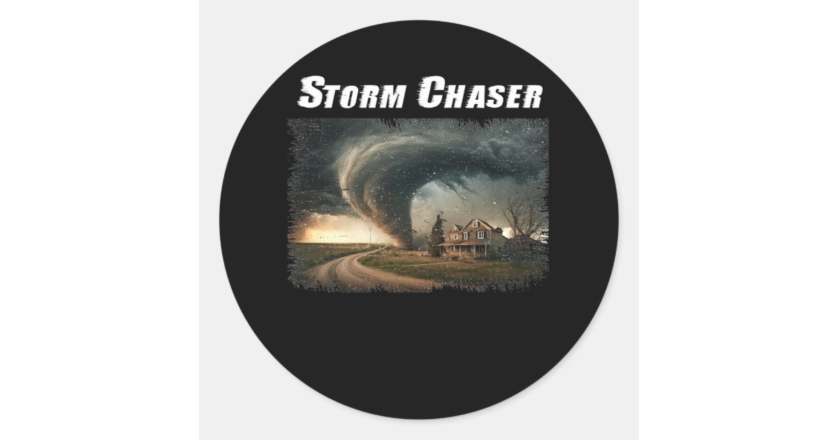 Storm Chaser Tornado Picture Meteorologist Weather Classic Round ...