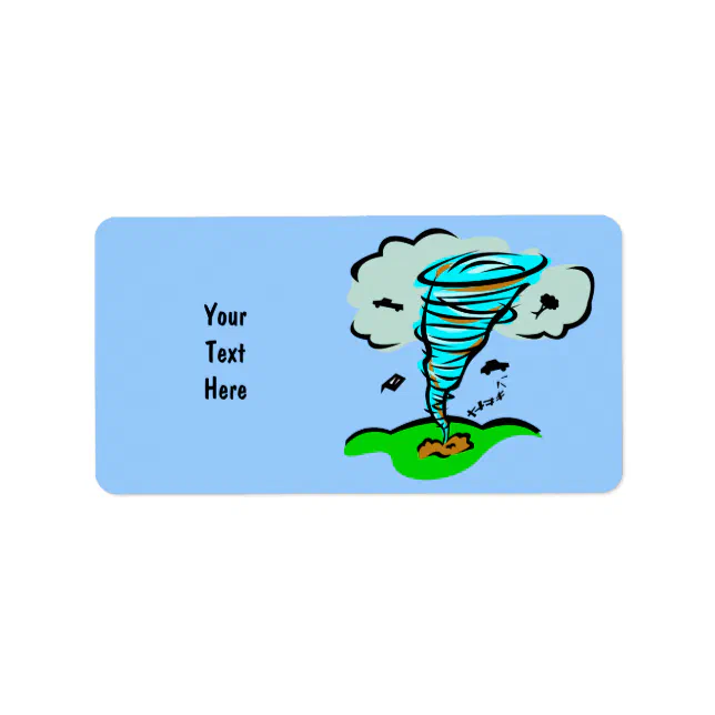 Storm Chaser Tornado Twister Weather Meteorology Label | Zazzle