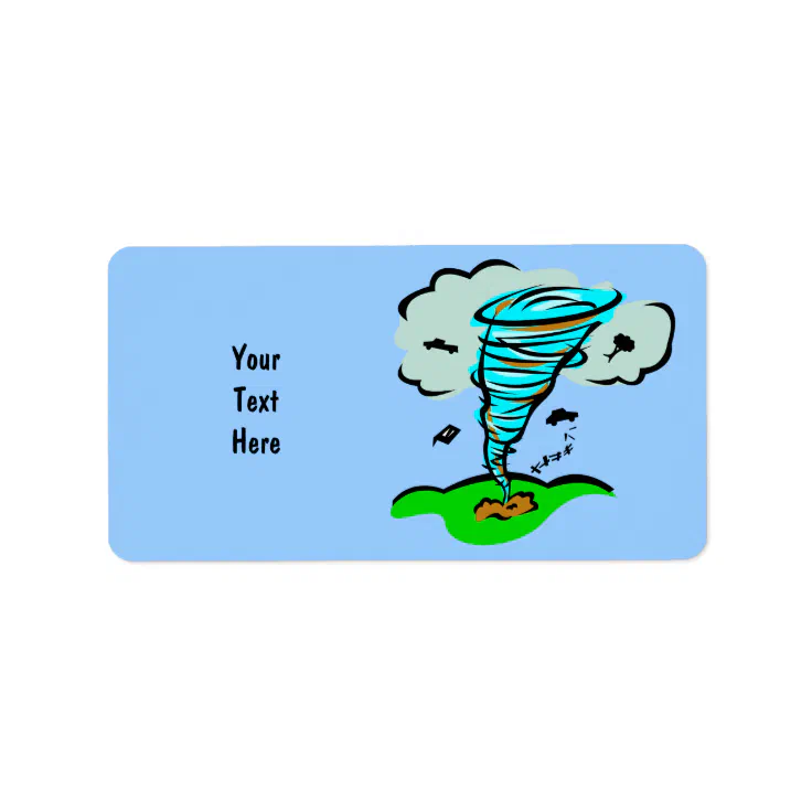 Storm Chaser Tornado Twister Weather Meteorology Label | Zazzle