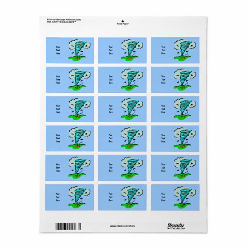 Storm Chaser Tornado Twister Weather Meteorology Label | Zazzle