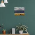 Storm clouds and road across gassy plains of the poster | Zazzle